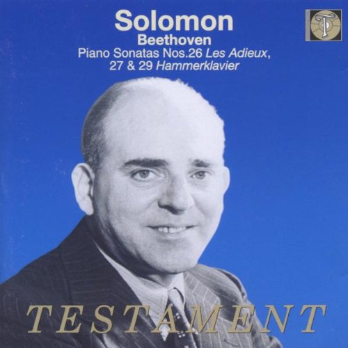 Sonates No. 26, 2 & 29: Solomon Cutner, Solomon Cutner, L V Beethoven ...