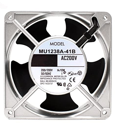 Amazon.com: MU1238A-41B Fan 200V 14/13W 120mm×120mm×38mm Cooling Fan ...