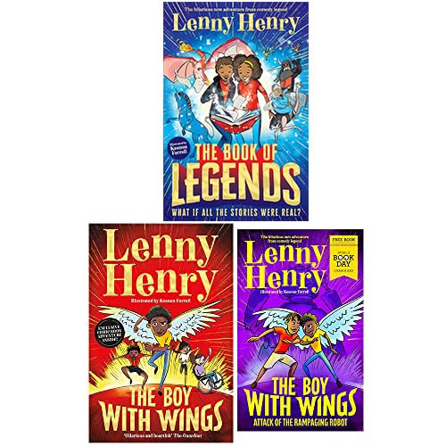 Lenny Henry Collection 3 Books Set (The Book of Legends, The Boy With ...