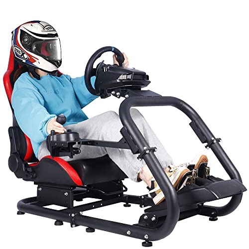 Supllueer Racing Simulator Cockpit Stand,with Red Australia | Ubuy