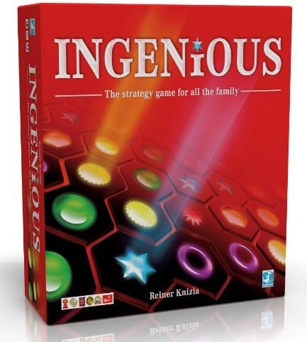Sophisticated Games Ingenious: Strategy Board Game for 1-4 Players ...
