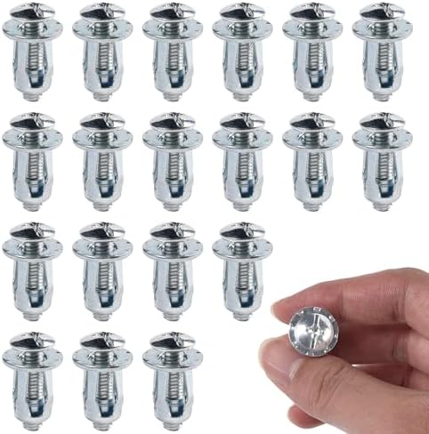 20PCS Cavity Wall Fixings Anchors, M4 x 20 Hollow Wall Anchor Jack Nuts ...