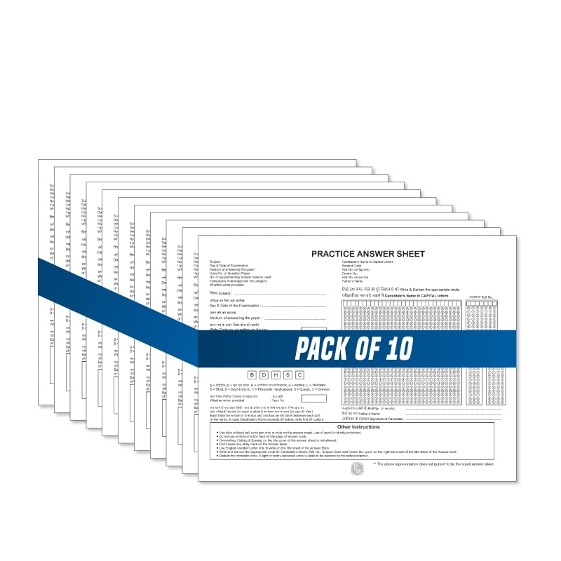 PW CBSE Answer Sheets for Class 10 | Board Exam Answer Sheet for ...