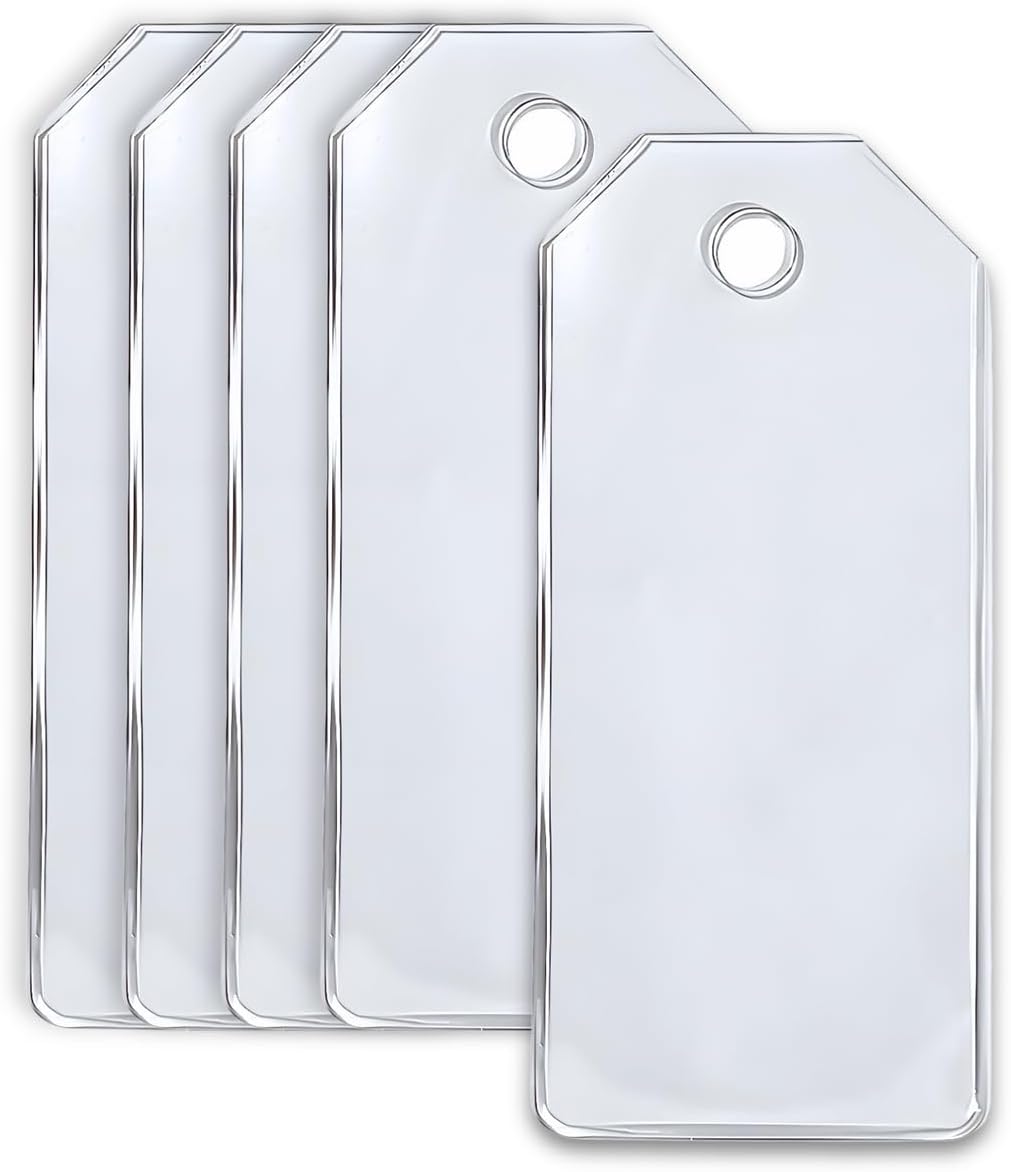 Amazon.com : EnvyPak Crystal Clear Retail Tag Holders/Shop Holders - 2. ...