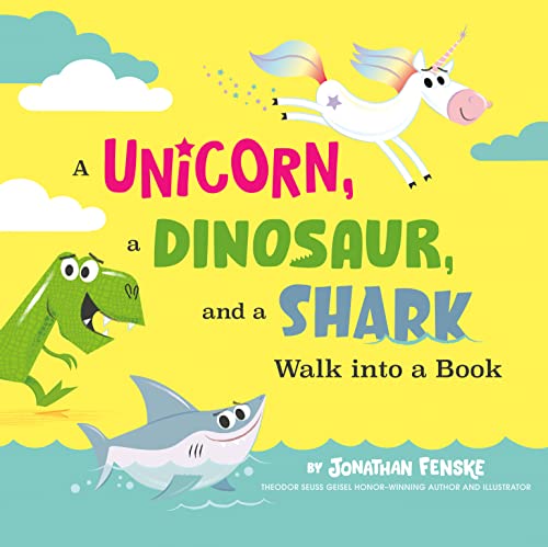 A Unicorn, a Dinosaur, and a Shark Walk Into a Book Activity
