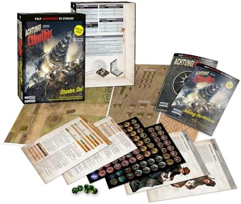 Amazon.com: Modiphius Entertainment: Achtung! Cthulhu: Starter Set ...