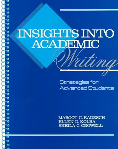Insights into Academic Writing: Strategies for Advanced Students ...
