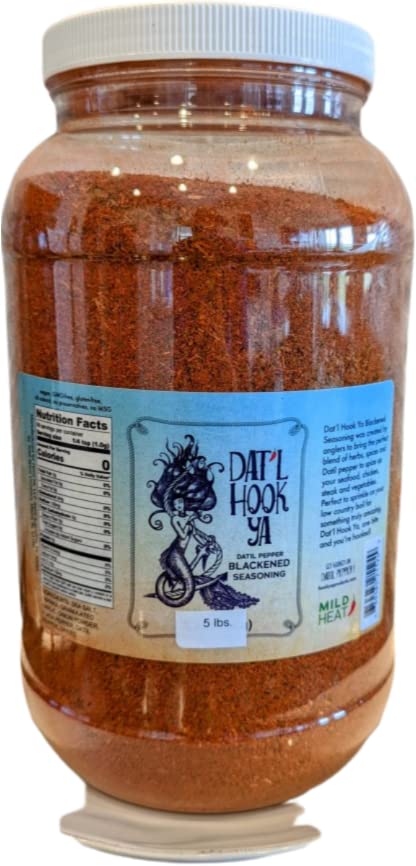 Amazon.com : Dat'l Hook Ya Datil Pepper Blackened Seasoning MILD Heat ...