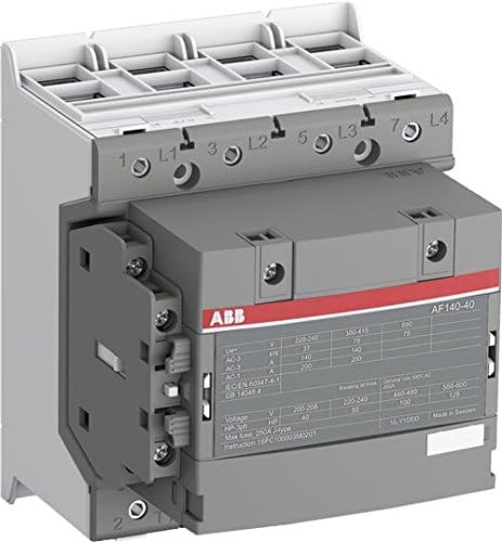 abb-entrelec AF140 – 40 – 11 – 12 – Contacteur 4p. Bobine 48 - 130 V ...