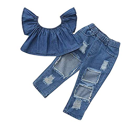 Latest Kids Clothing Collection Jeans top for Girls : Amazon.in: Fashion