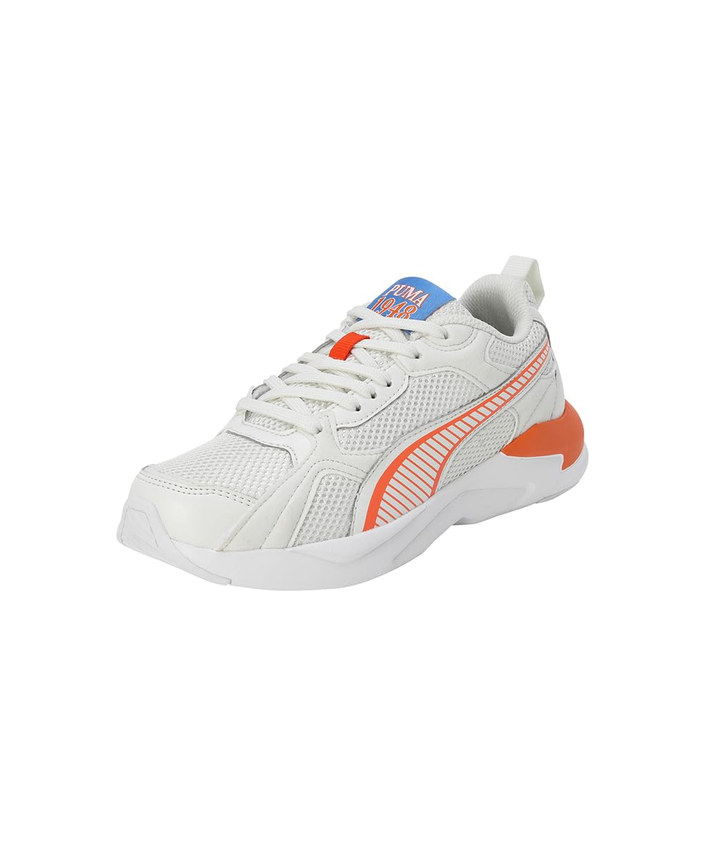 Buy Puma Unisex-Kid X-Ray Grilion V1 JR Vapor Gray-Rickie Orange-White ...