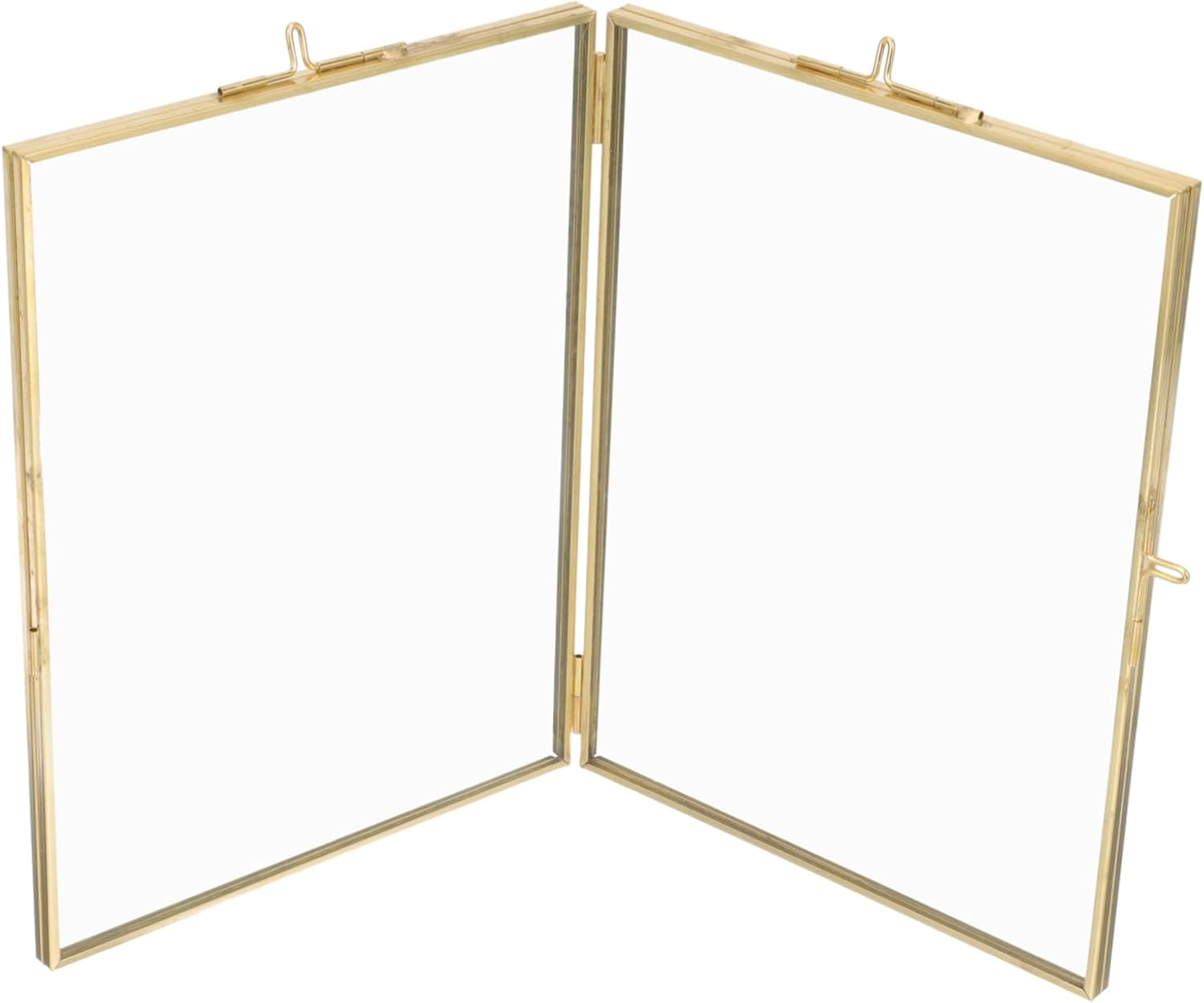 Amazon.com - BESPORTBLE Copper Edge Glass Photo Frame Clear Glass ...