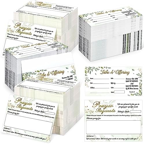 Amazon.com : Ctosree 1000 Pcs Tithes and Offering Envelopes for Church ...