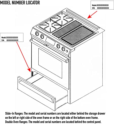 Premium Plus Stove Protectors for GE Gas Range Model GGS600AVFS, Custom ...