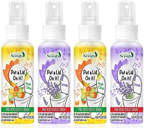 Amazon.com: Oopsie Poopsie Toilet Spray - 4 Scents, Portable Original ...