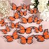 Amazon.com: 24pcs Monarch Butterfly Magnets, Artificial Monarch ...
