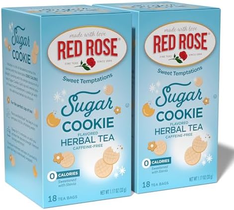 Amazon.com : Celestial Seasonings Sugar Cookie Sleigh Ride Tea Bags ...