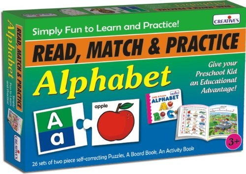 Buy Creative Educational Aids P. Ltd. Read, Match And Practice Alphabet ...