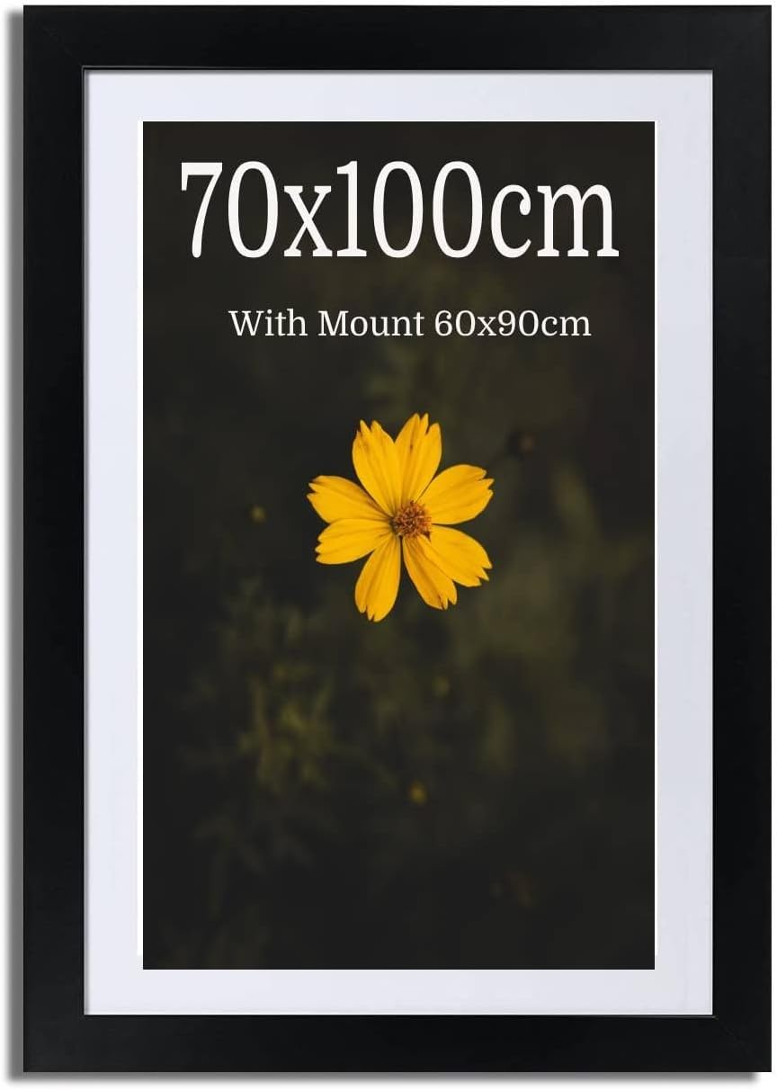 A2Z Home Solutions® Extra Wide 100x70cm Frame Black With Mount Large 60 ...