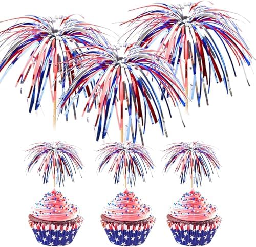 Amazon.com | Fourth of July Cocktail Picks Pack of 100, 6 Inch ...