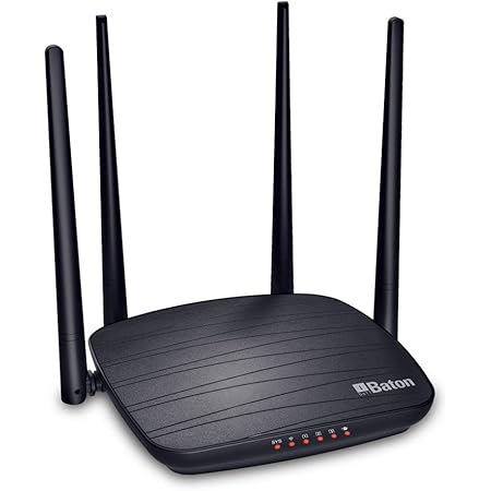 iBall Baton iB-WRD12EN 1200Mbps Smart Dual Band Wireless AC Router ...
