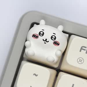 Chiikawa - Teclado de resina hecho a mano único para teclado mecánico ...