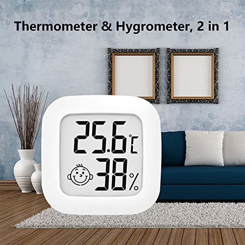 WANGCL 2 Pack Mini Indoor thermometers Digital Hygrometer Meter Gauge ...