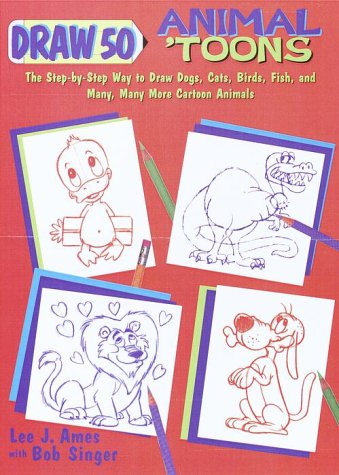 Amazon.com: Draw 50 Animal 'Toons: The Step-by-Step Way to Draw Dogs ...
