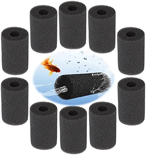 10 Pcs Aquarium Fish Tank Filtration Sponge Aquarium Pre-Filter Sponge ...