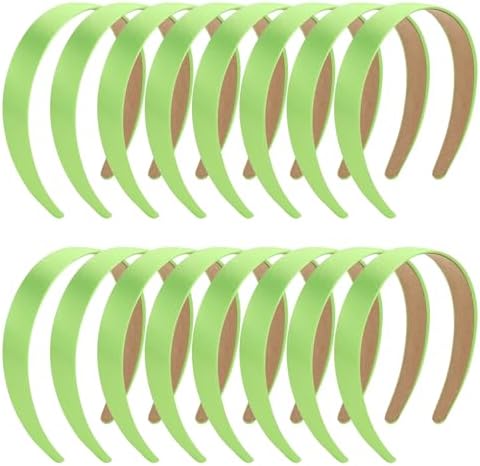 Amazon.com : Semato 16 Pcs Green Headbands for Women and Girls 1 Inch ...