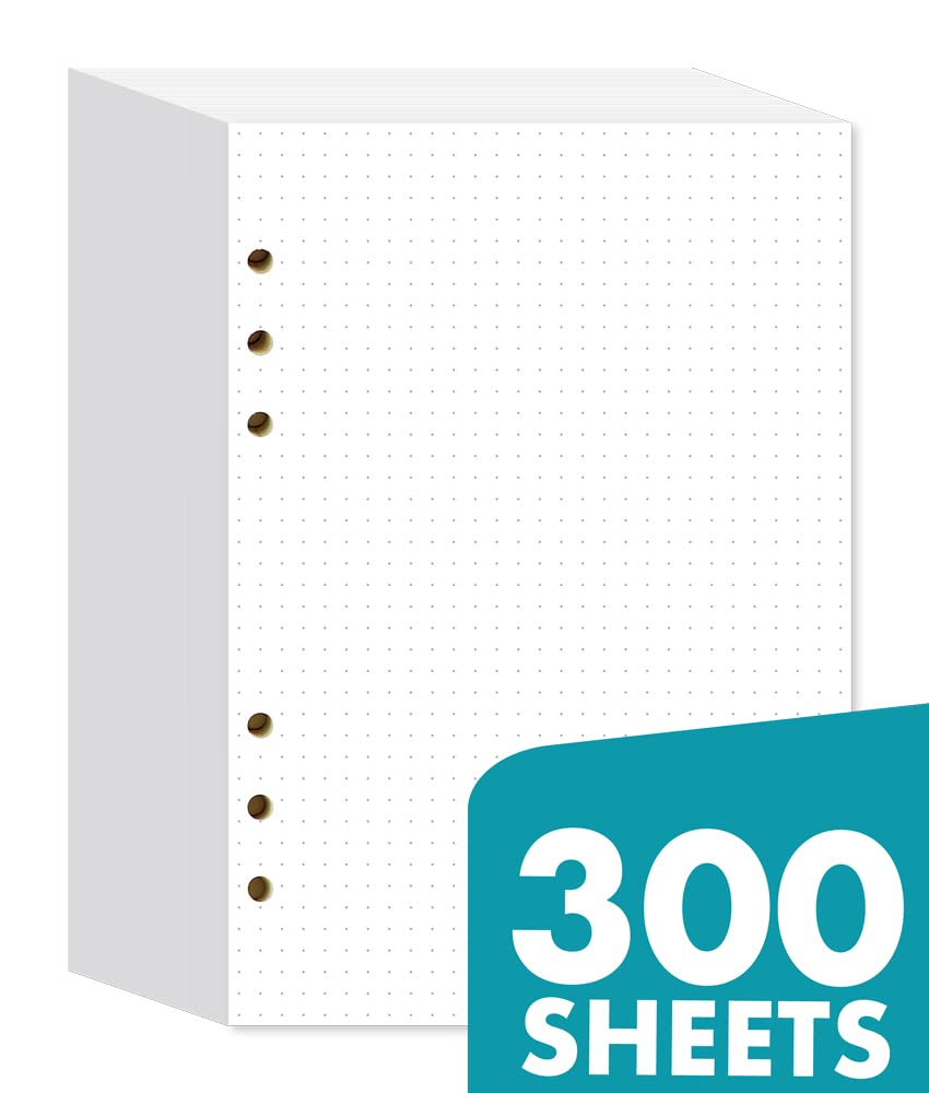 Snapklik.com : A5 Dot Grid Refill Paper For Filofax Notebook
