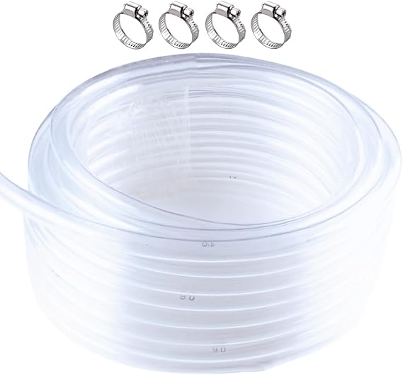 Amazon.com: PVC Tubing 1" ID x 1-1/4" OD - 25 ft Clear Vinyl Tubing ...