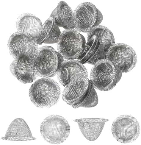 Amazon.com: 60 Pieces 1/2 Inch Stainless Steel Mesh Clean Screens with ...