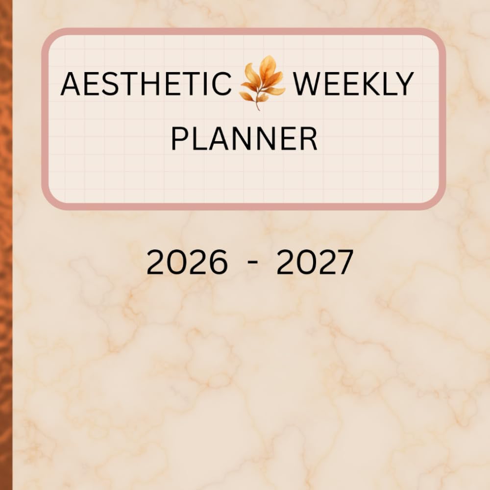 Amazon.com: Aesthetic weekly planner: weekly writing, planning of ...