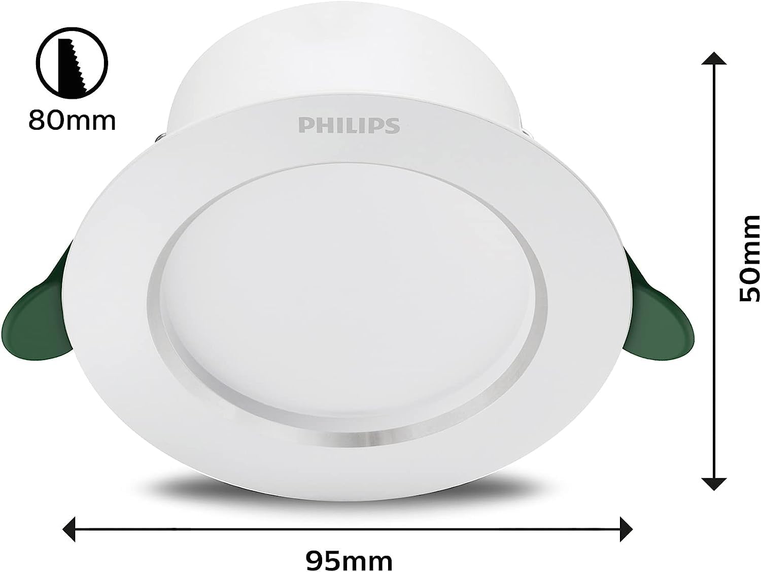 Philips LED Downlight, White – BigaMart