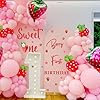 Amazon.com: Berry First Birthday Backdrop Decals Sweet One Party Sign ...