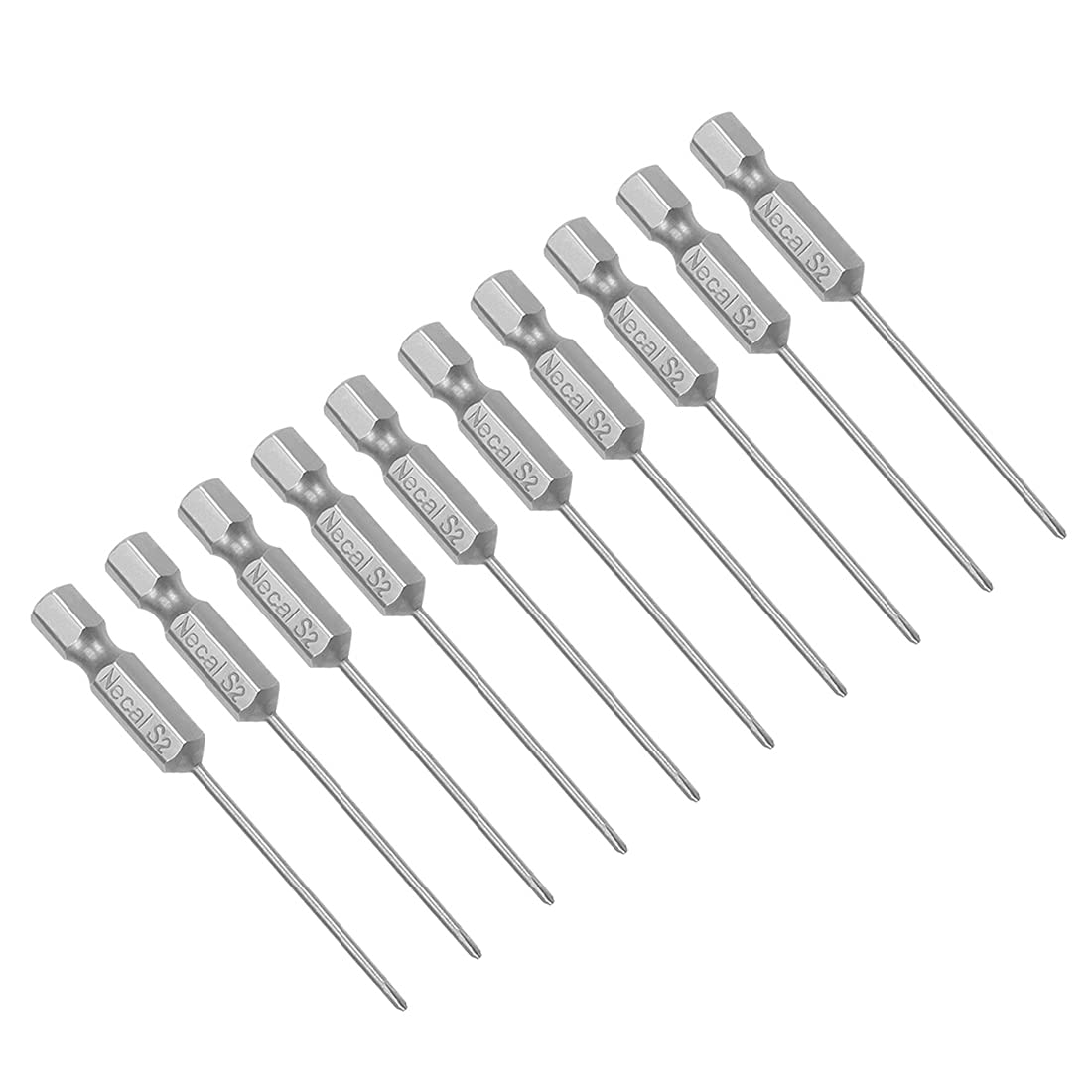 uxcell 10 Pcs 1.6mm PH00 Magnetic Phillips Screwdriver Bits, 1/4 Inch ...