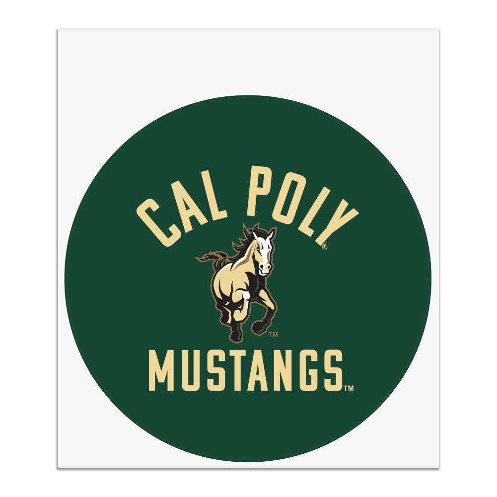 Amazon.com - Cal Poly Mustangs Logo Automotive Car Window Locker Circle ...