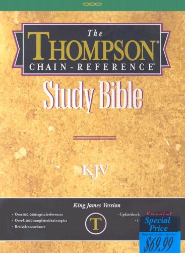 Thompson-Chain Reference Study Bible-KJV: Amazon.co.uk: 9780887073779: Books
