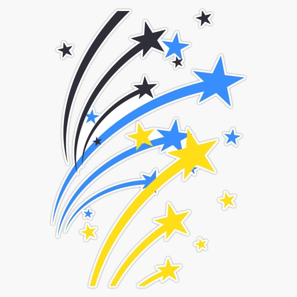 Amazon.com: Magnet Sparkling Stars Magnet Vinyl Decal Sticker 5 ...