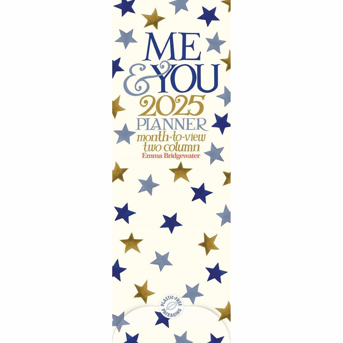 Buy Emma Bridgewater, Me & You Blue Star Planner Slim 2025 Online at ...