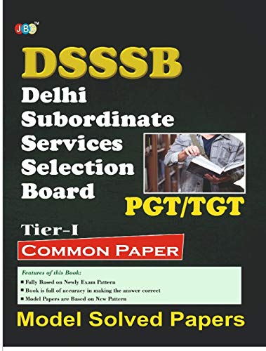DSSSB PGT/TGT Tier-I Common Paper : JBC Press: Editorial Board: Amazon ...