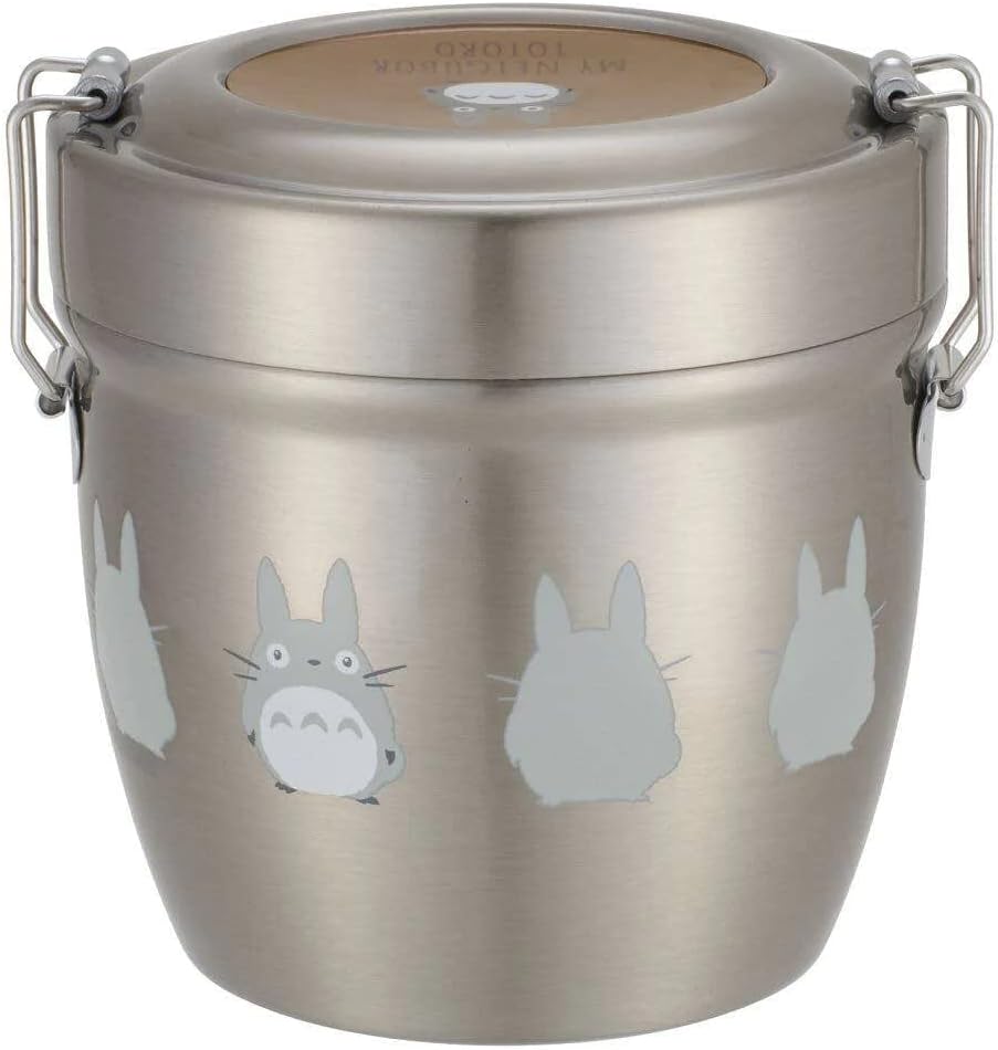 Amazon｜スケーター (skater) 抗菌 保温弁当箱 丼型 ステンレス 弁当箱 となりのトトロ シルエット ジブリ 550ml STLBD6AG-A｜保温ランチジャー オンライン通販