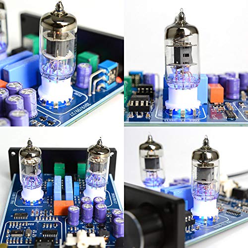 AIYIMA Tube A3 6J1 Tube Preamplifier with Treble & Bass Control DC12V ...