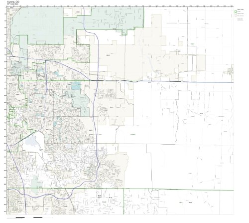 ZIP Code Wall Map of Aurora, CO ZIP Code Map Laminated: Amazon.com ...