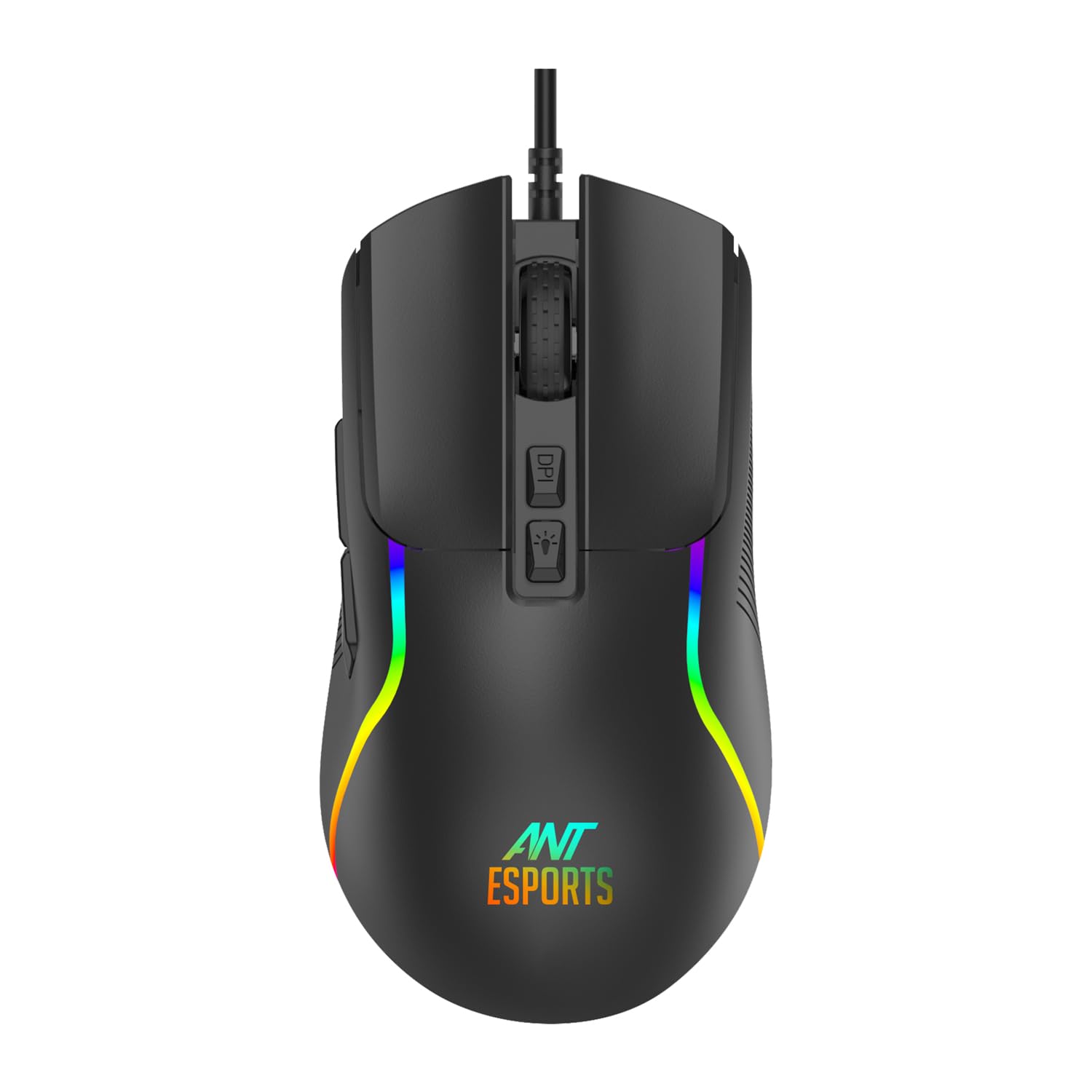 Ant Esports GM380 Wired RGB Gaming Mouse, 12800 DPI Optical Sensor, 6 ...