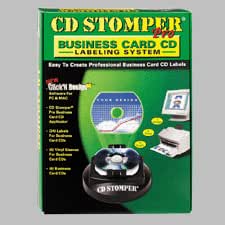 Amazon.com : CD Stomper Pro Business Card Labeling 24 Labels 6 Sleeves ...