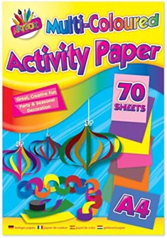 2 x Multi Colour Pad (Sheet of 70) : Amazon.co.uk: Home & Kitchen