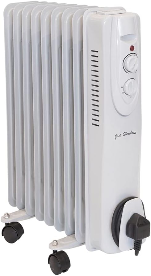 Jack Stonehouse Oil Filled Radiator 2000W 9 Fin 2KW Electric radiators ...