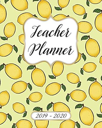 Buy Teacher Planner 2019-2020 Lesson Plan Book: Weekly and Monthly ...